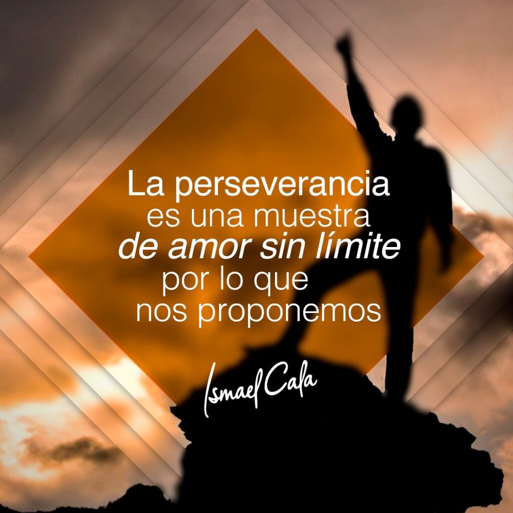 Una muestra de amor y perseverancia - Palabras de amor